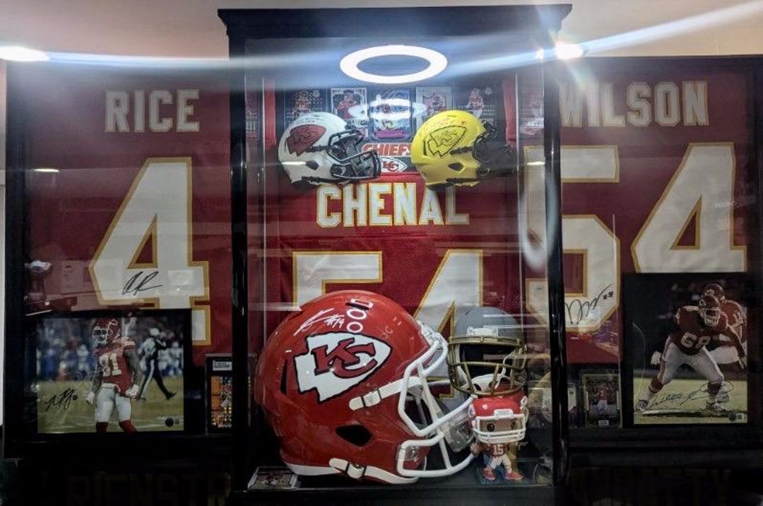 Kansas City Chiefs NFL Sports Memorabilia Display Box - Etsy