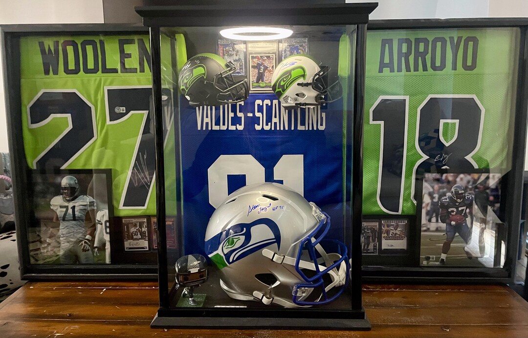 Seattle Seahawks NFL Sports Memorabilia Display Box - Etsy