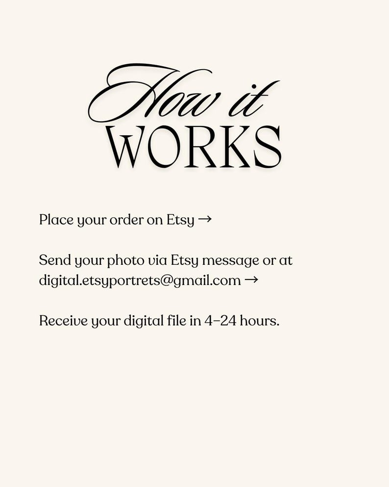 Personalized Couple Portrait From Photo Valentine Gift Romantic Custom ...