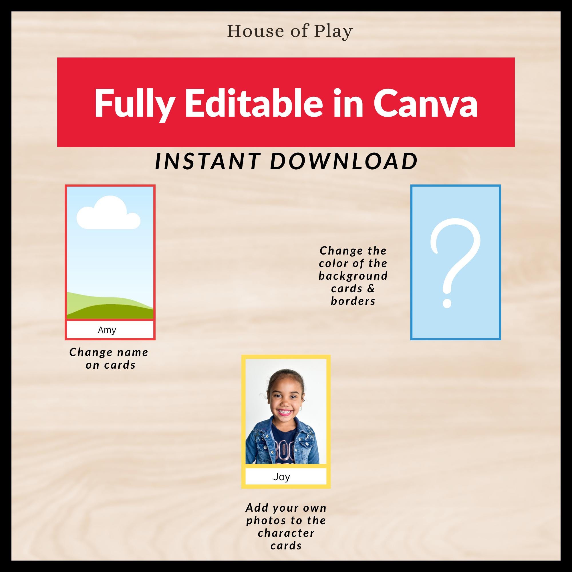 DIY Custom Guess Who Canva Template | Personalised Wedding or Birthday ...