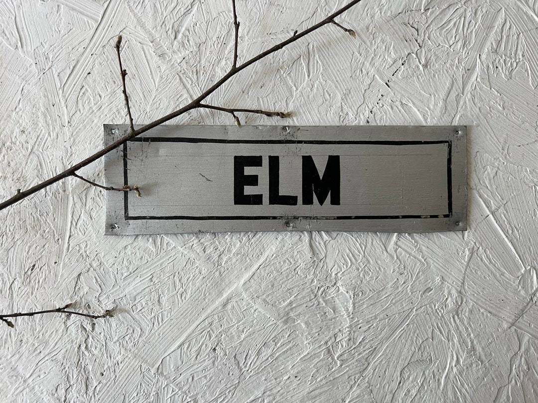Victorian Tree Marker Sign / Elm Tree Sign - Etsy