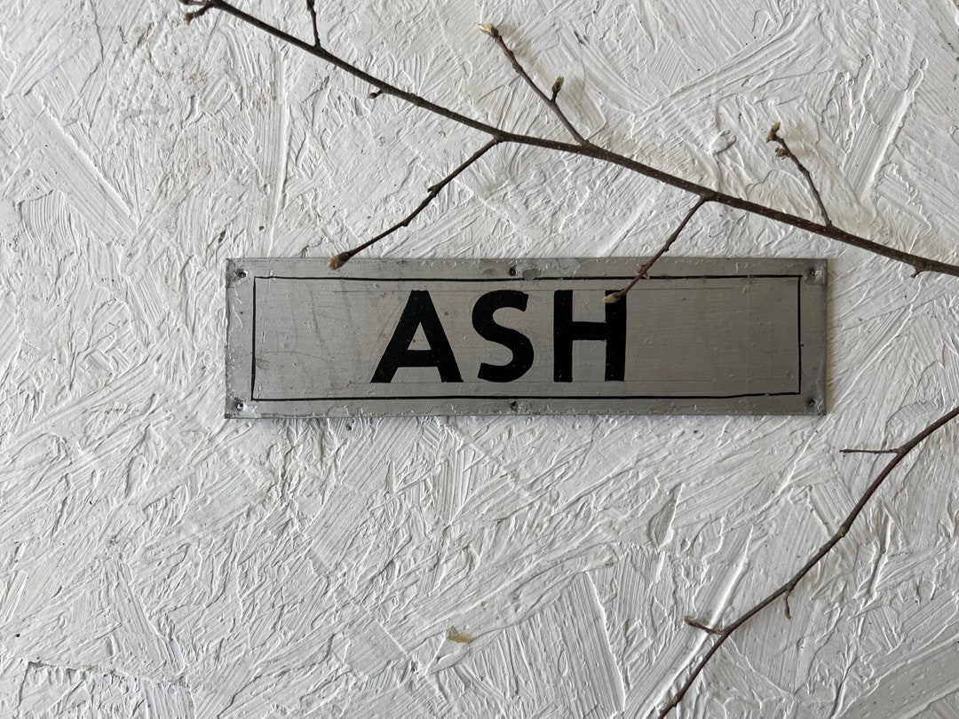 Victorian Tree Marker Sign / Ash Tree Sign - Etsy