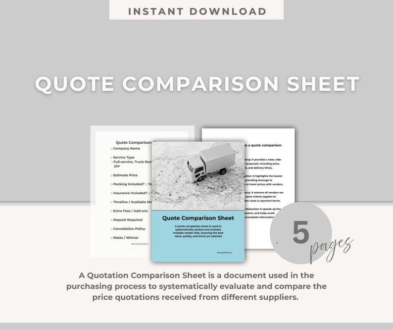 Compare Moving Quotes With Confidence | Moving Company Comparison ...