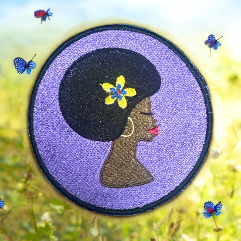 Afro Patch - Etsy