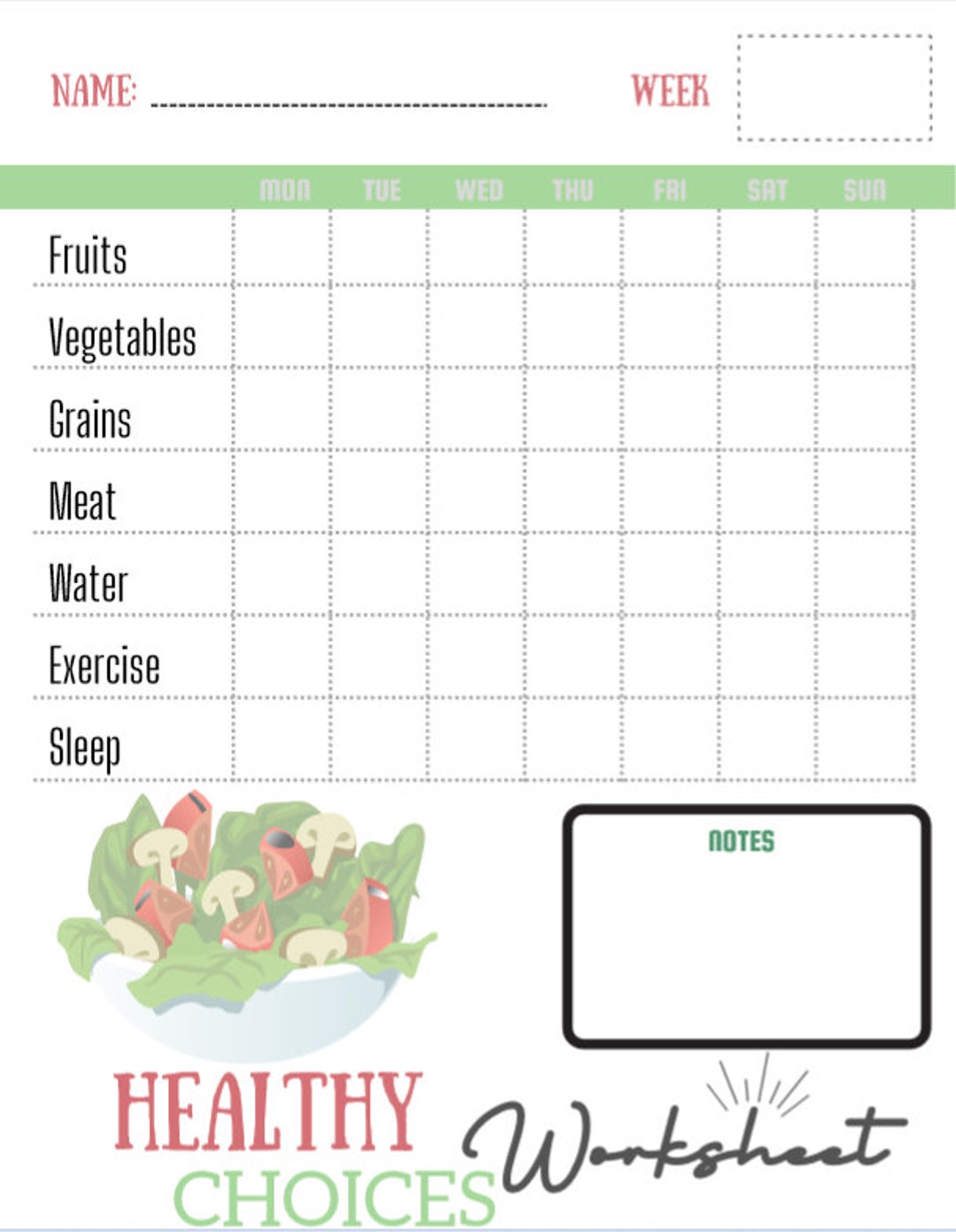 Healthy Habits Checklist, Kids Daily Routine, Printable Daily Routine ...
