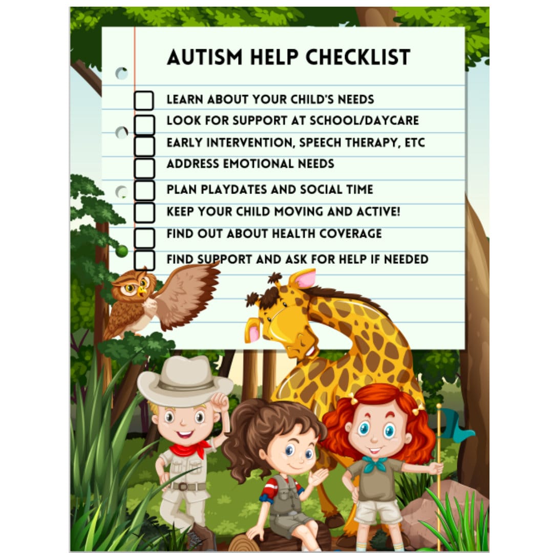 Autism Checklist, DOWNLOAD, Daily Routine, Daily Task List, Parent Help ...