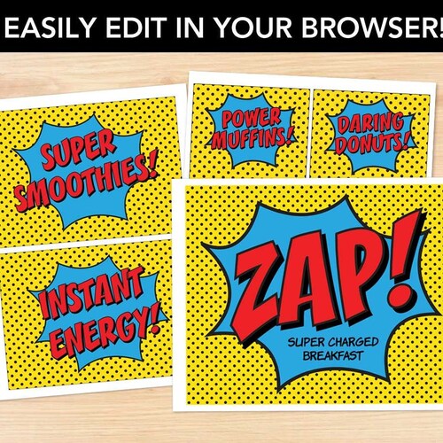 EDITABLE Superhero Award Teacher and Staff Appreciation Week - Etsy