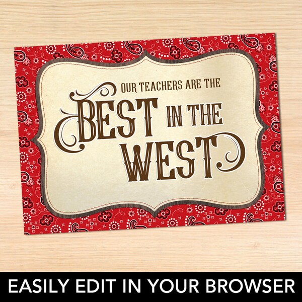 Western Poster - Etsy