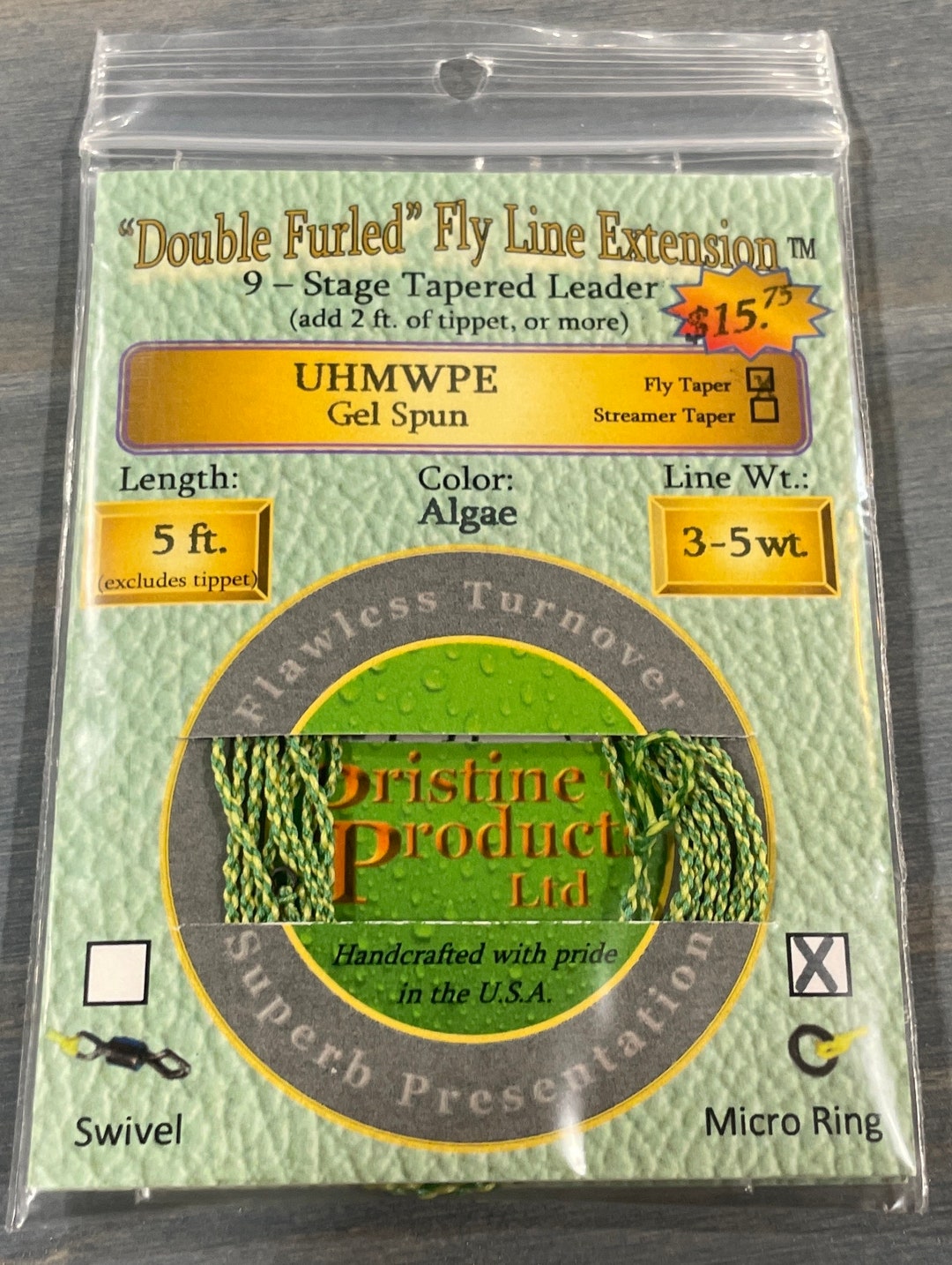 Gel Spun Furled Leaders 5' - Etsy