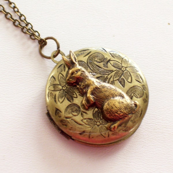 Bunny Locket - Etsy