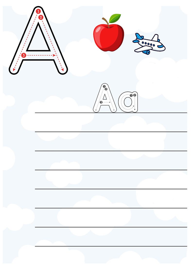 Alphabet Tracing Worksheets for Kids | ABC Handwriting Practice ...