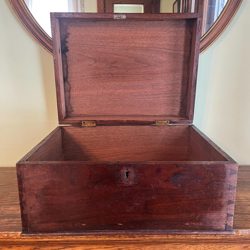 Primitive Dovetail Box - Etsy