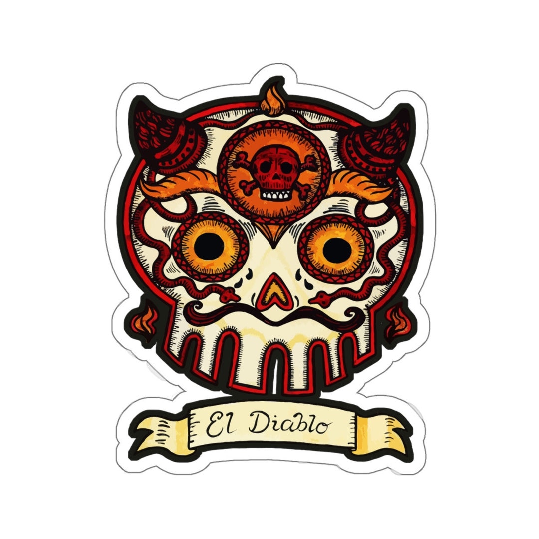 Vinyl Sticker, Car Decal El Diablo - Etsy New Zealand