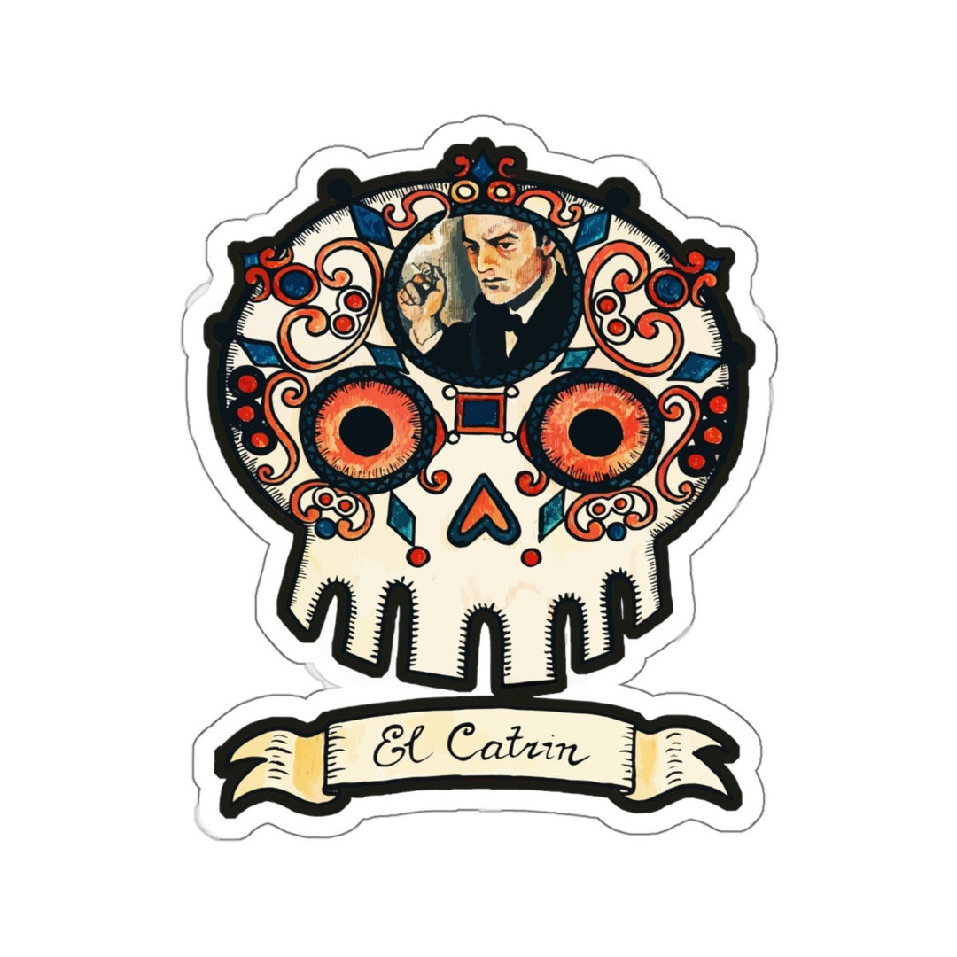 Vinyl Sticker El Catrin - Etsy