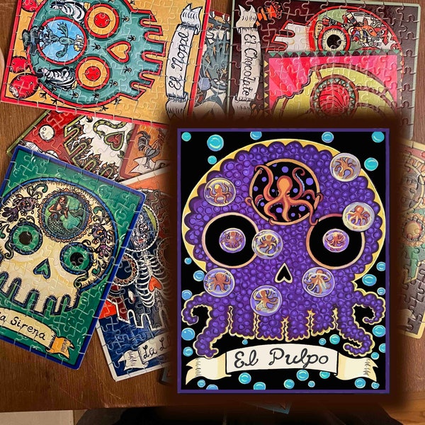 Sugar Skull Puzzle - Etsy