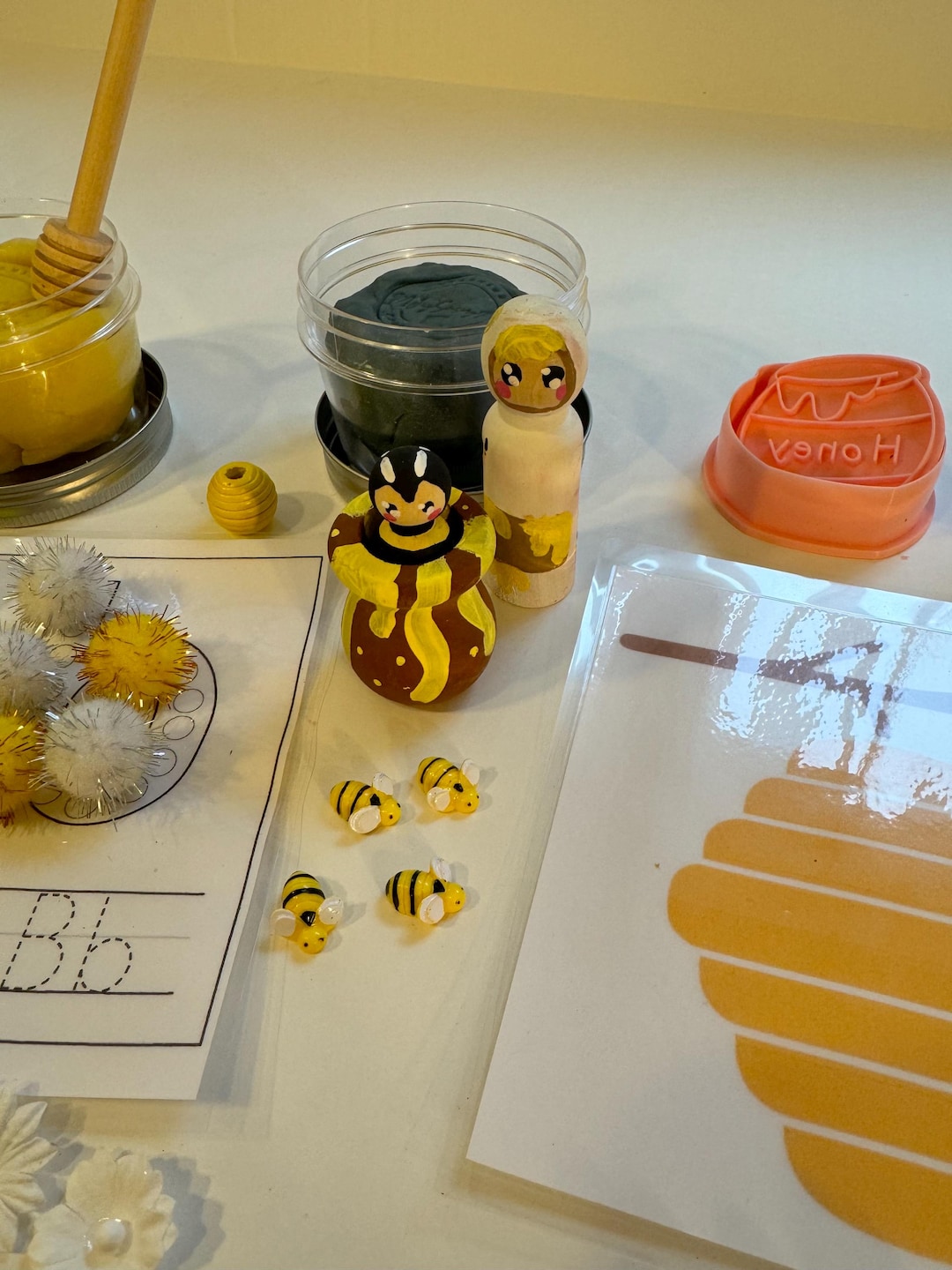 Honey Bee Play Dough Kit - Etsy