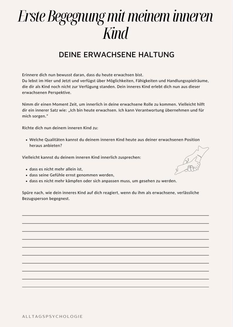 Inner Child Workbook | Inner Child Healing Journal | Self-reflection ...