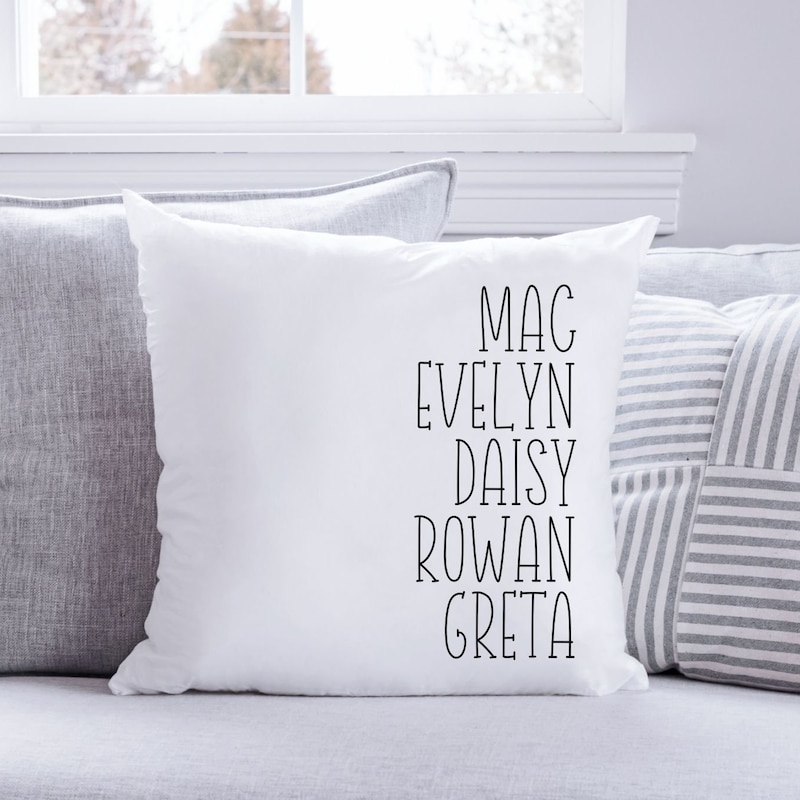 Family Name Pillow - Etsy