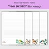 Safari Animals Letter Writing Printable Stationery Paper Lined and ...