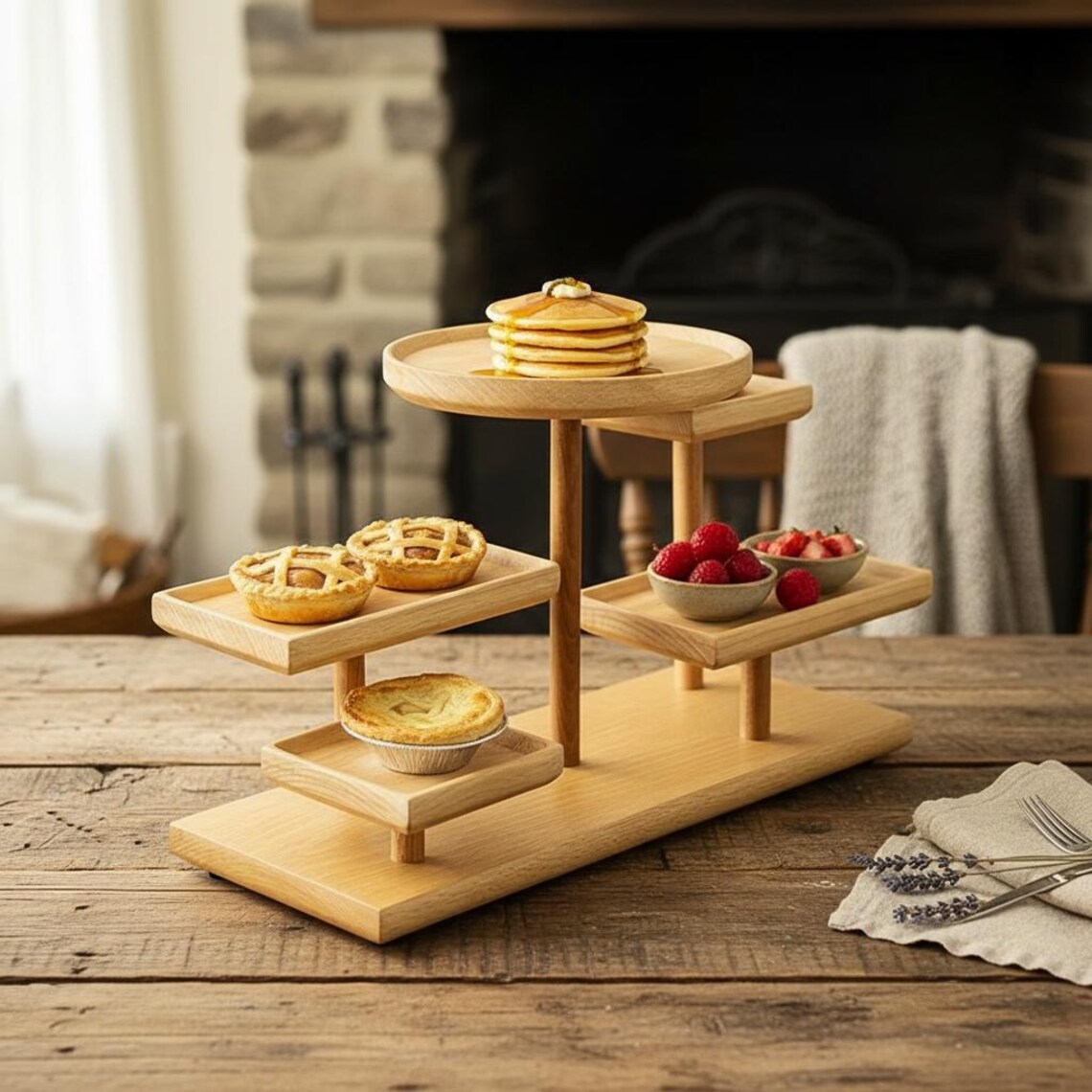 Wooden Multi-layer Display Rack - Etsy