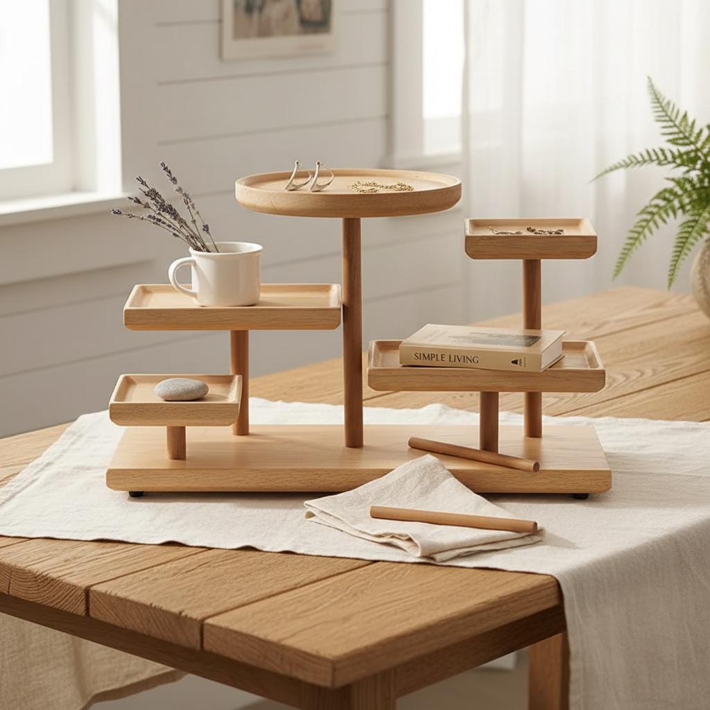 Wooden Multi-layer Display Rack - Etsy