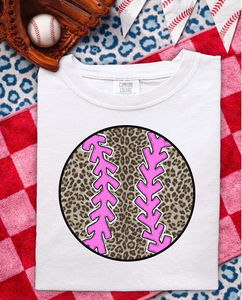 Cheetah Baseball PNG - Etsy