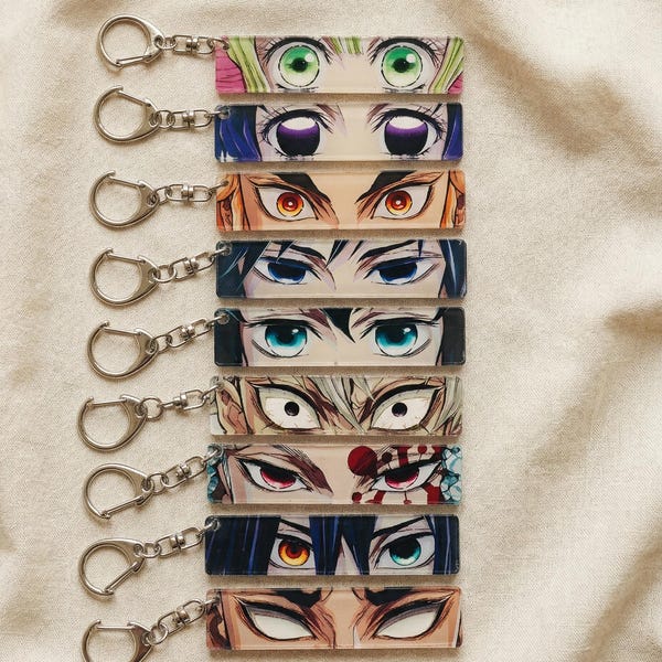 Demon Slayed Key Chain - Etsy