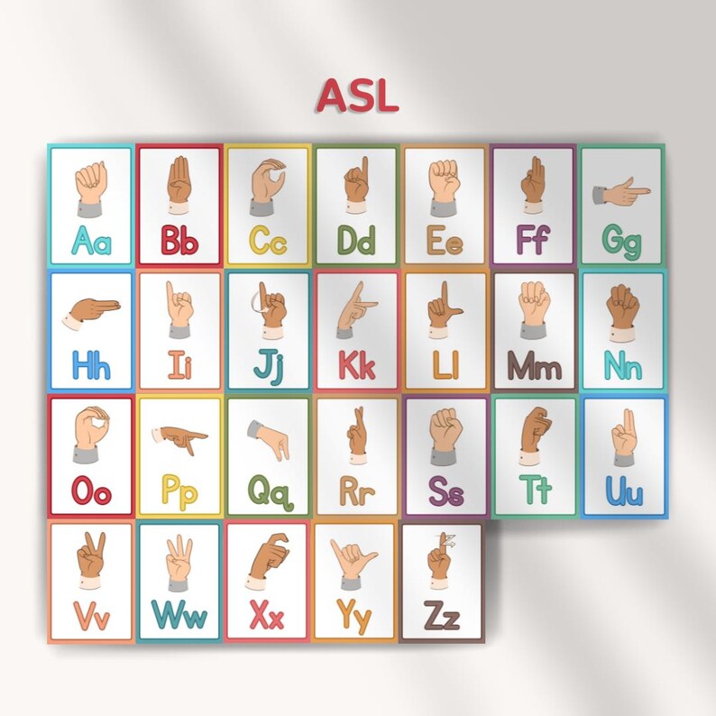 156 Alphabet Flash Cards Bundle: Montessori, Bilingual, Sign Language ...