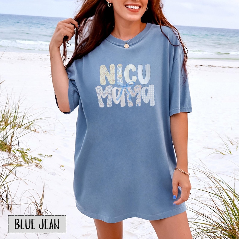 NICU Mama Shirt Preemie Baby Mom Gift New Mother T-shirt Tiny and ...