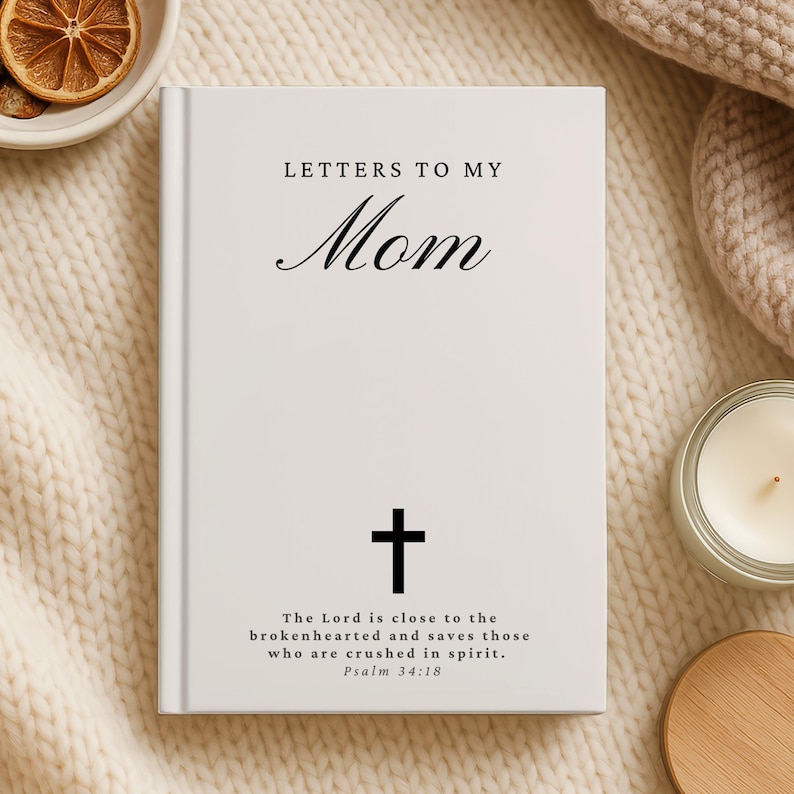 Letters to My Mom Grief Journal | Bereavement Keepsake Notebook ...
