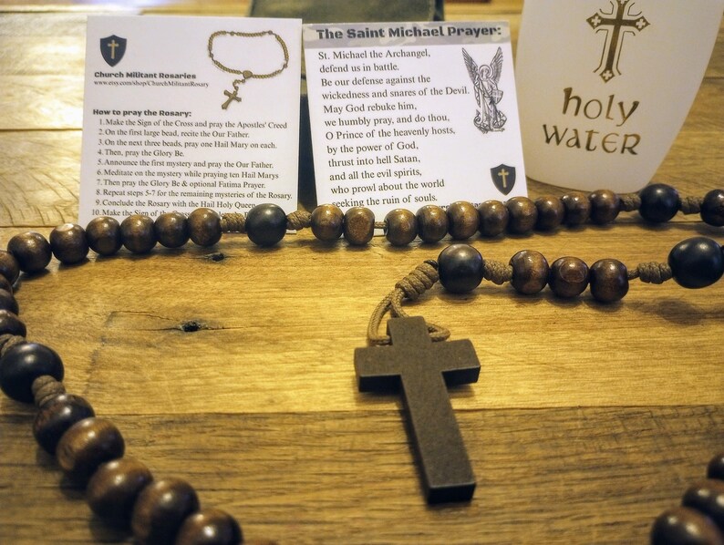 Rosary Bundle - Spiritual Combat Tactical Kit With Pouch - Etsy