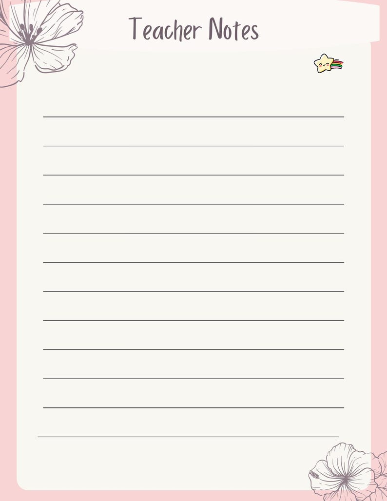 Reusable Teacher Weekly Planner | Printable Lesson Planning Template ...