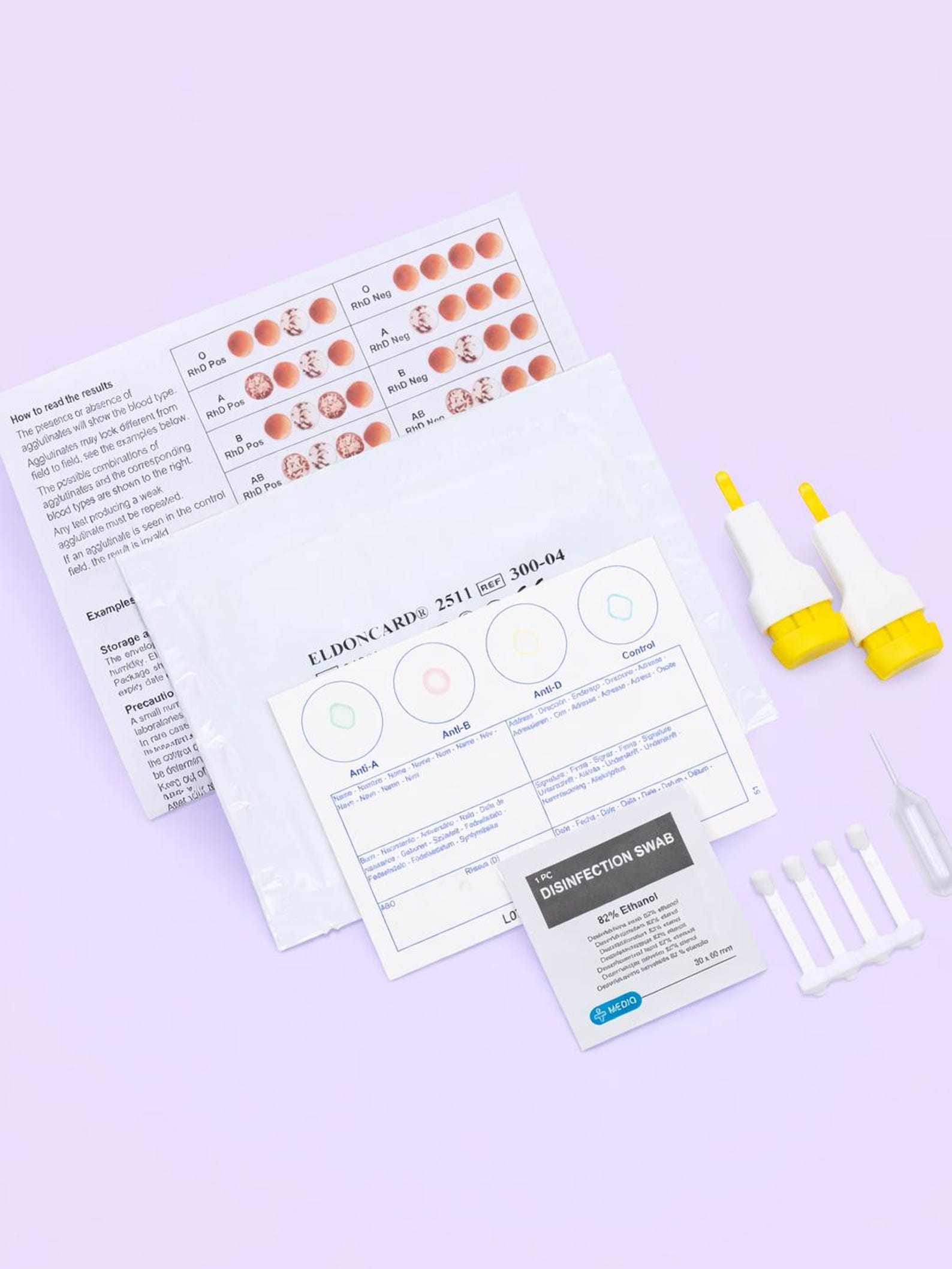 Blood Typing Test Kit - Etsy Australia