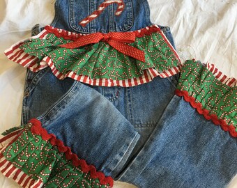Christmas Overalls - Etsy