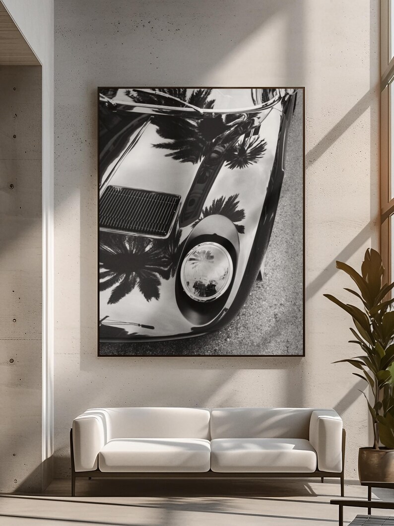 Vintage Car Printable Poster | Classic Car Wall Art | Retro Automotive ...