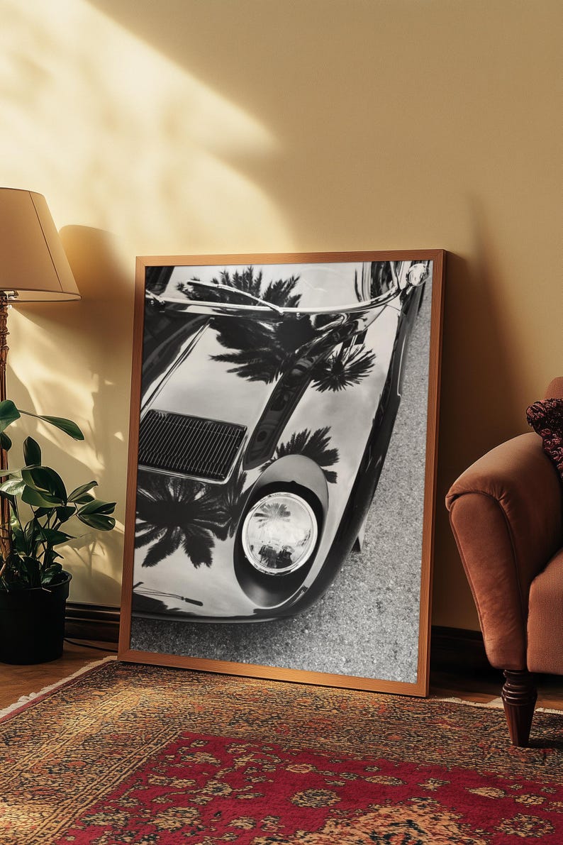Vintage Car Printable Poster | Classic Car Wall Art | Retro Automotive ...
