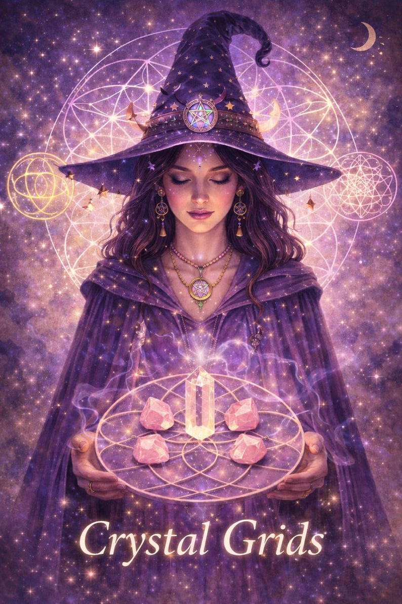 Crystal Grids Guide Printable Pages (PDF) - Etsy