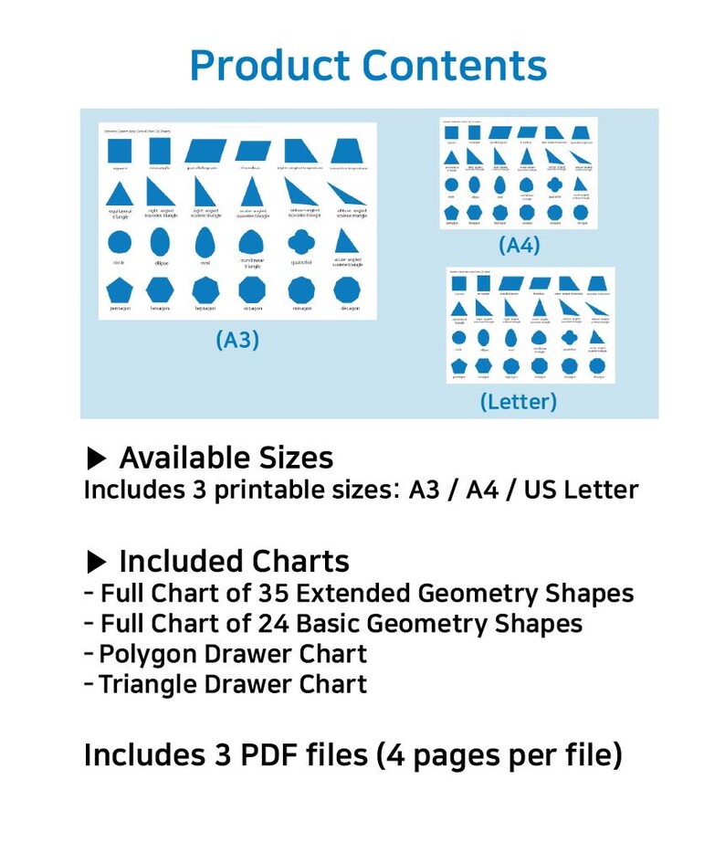 Montessori Geometry Control Chart Printable | Geometry Cabinet Shapes ...
