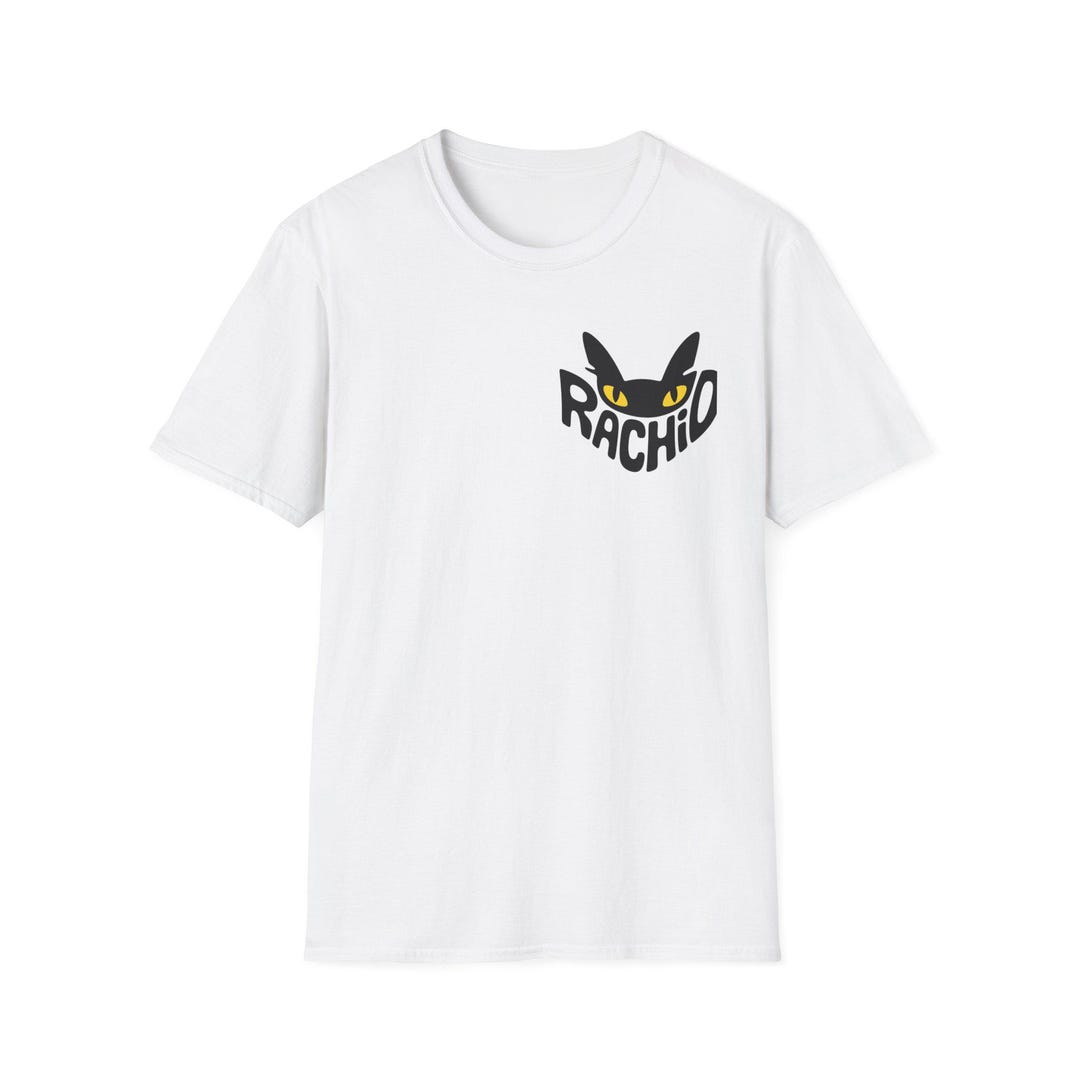 Obake Blue Deity Graphic Tee | Back Print Mythic Illustration T-shirt ...
