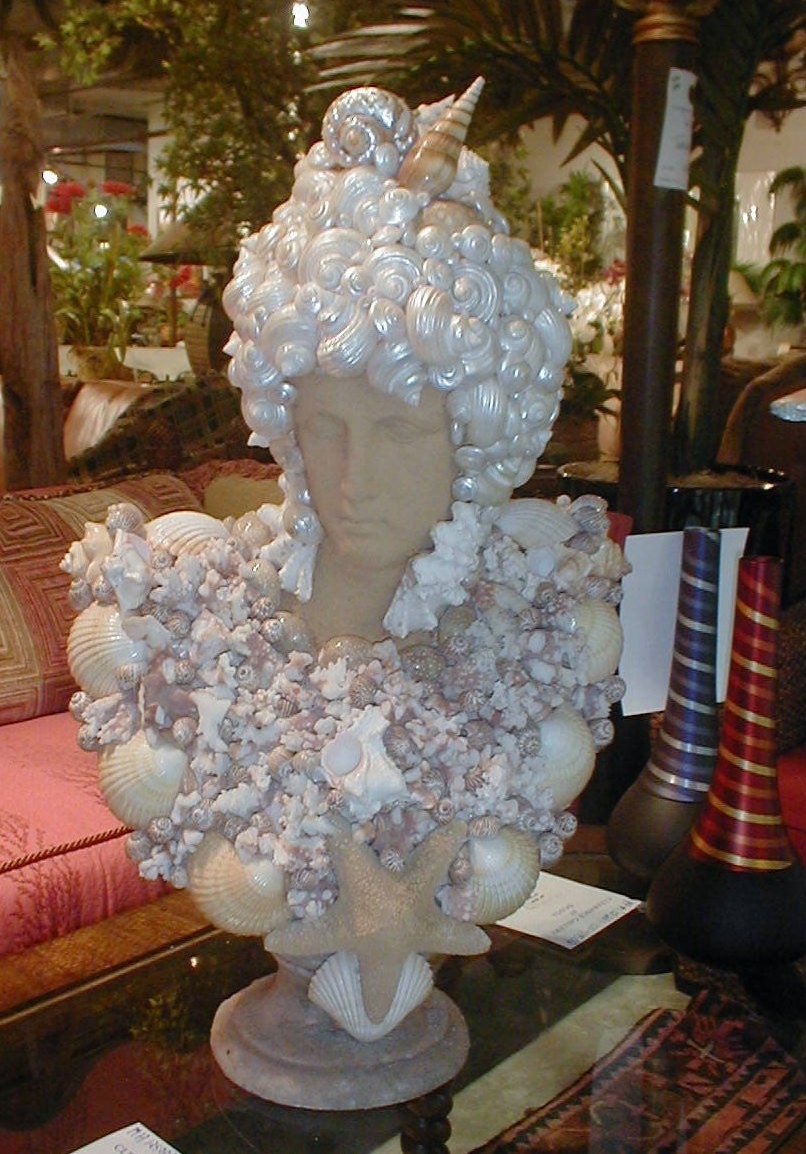 Sea Shell Bust Coquillage Inspired by VIZCAYA MUSEUM and GARDENS . - Etsy