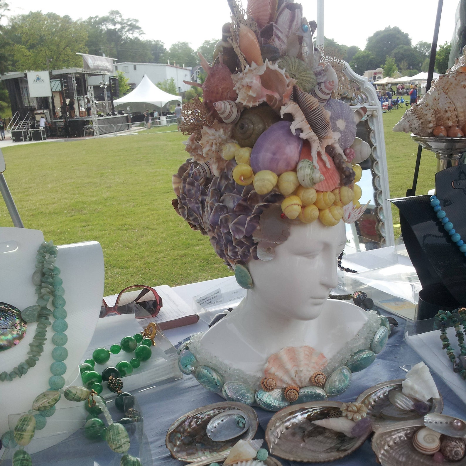 Sea Shell Encrusted Lamp Base - Etsy