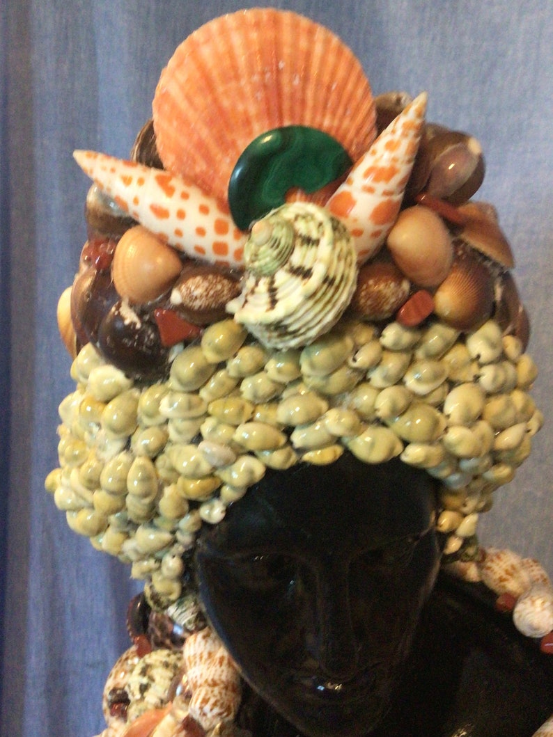 APOLLO Greek God of Sun and Joy Festooned With Lucky Cowrie Shells FALL ...