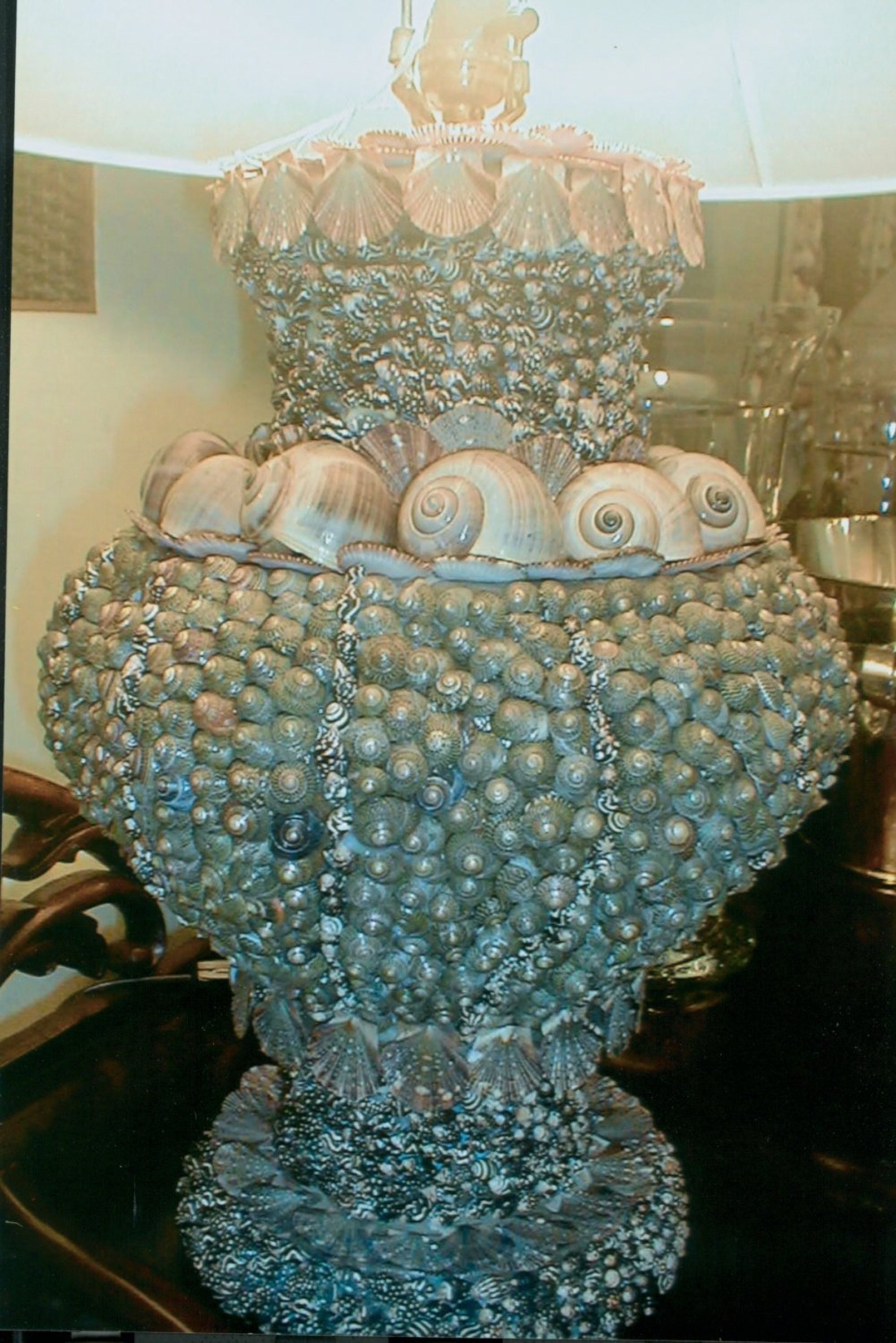 Sea Shell Encrusted Lamp Base - Etsy