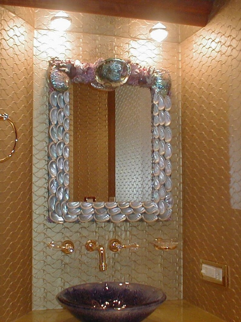 Sea Shell Mirror....inspired by VIZCAYA MUSEUM GARDENS Grottoes - Etsy