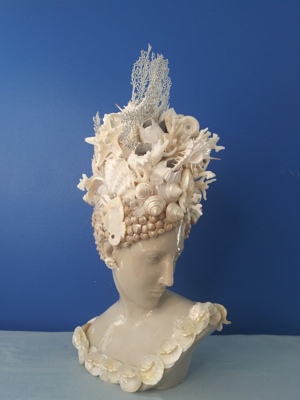 Venus, Goddess of the Sea With Natural Shells WHITE - Etsy