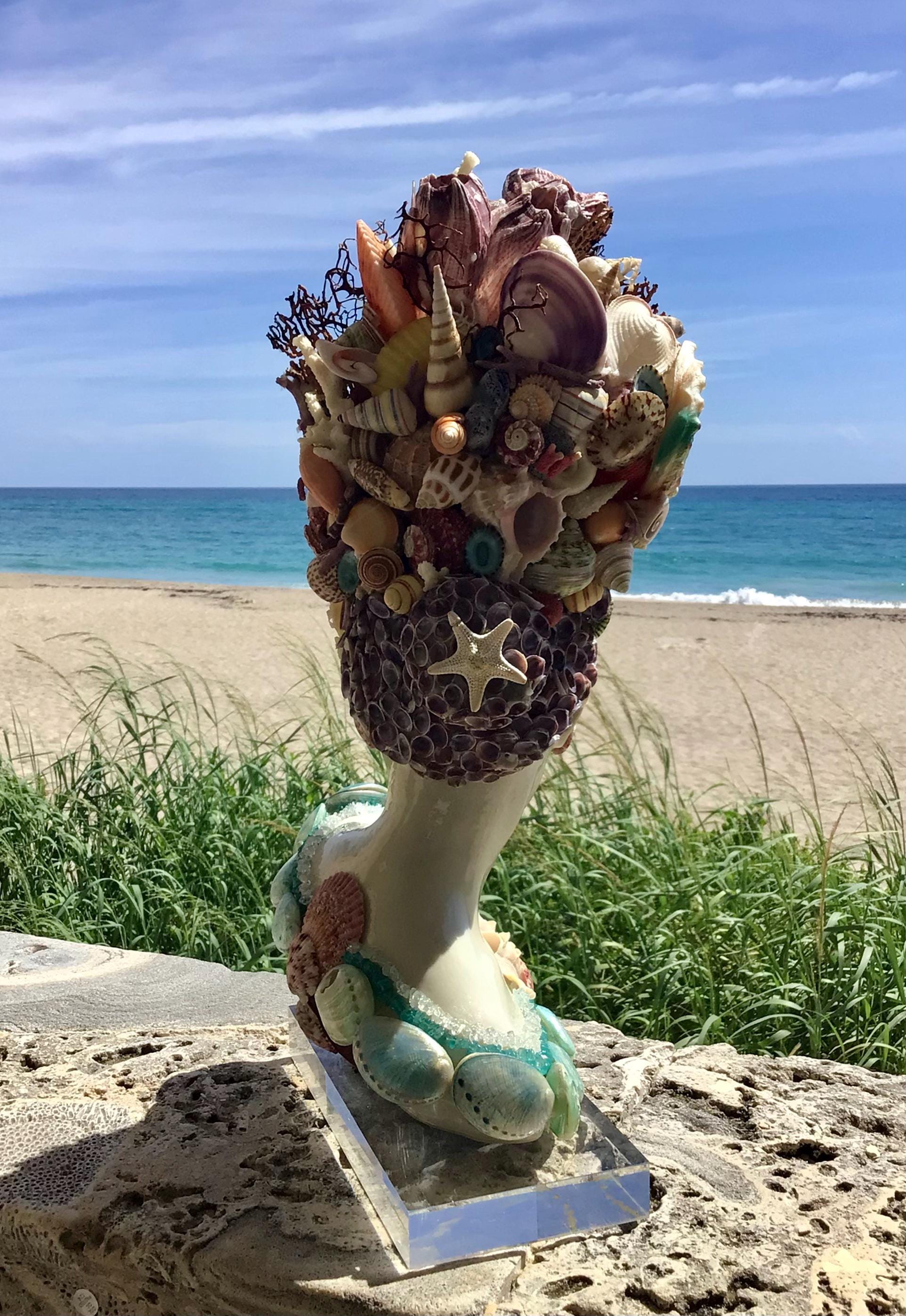 Venus, Goddess of the Sea With Natural Shells COLOR - Etsy