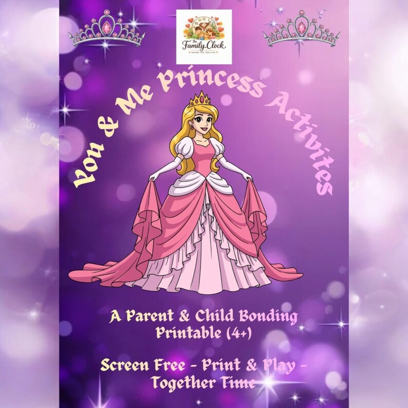 Parent & Child Princess Activity Pack | Family Bonding Activities ...