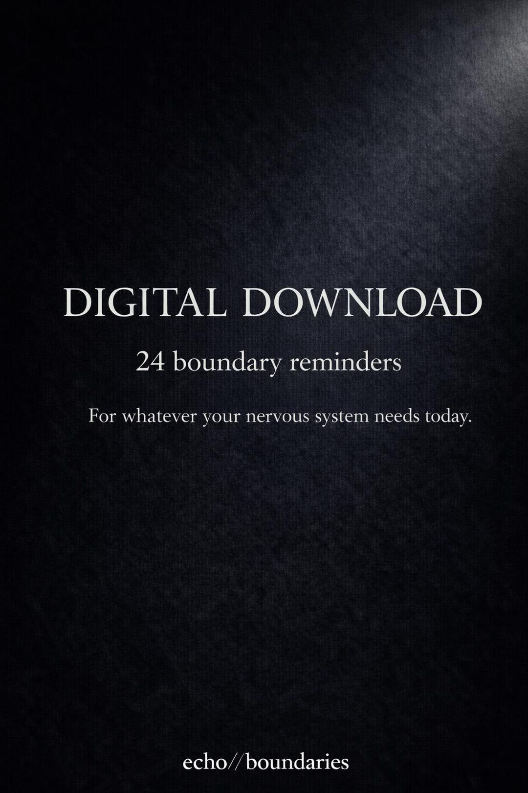 Boundary Reminder Phone Wallpapers | Minimalist Lock Screens (digital ...