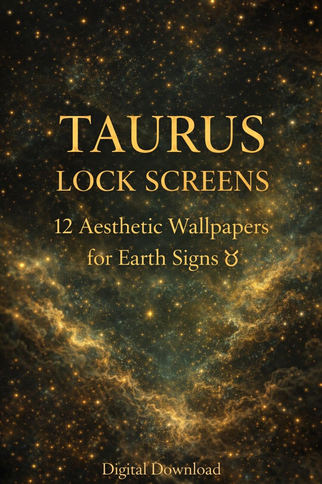 Taurus Lock Screens | 12 Zodiac Wallpapers (digital Download) - Etsy