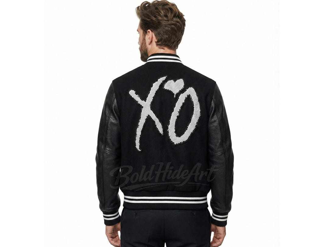 XO Varsity Jacket | the Weeknd Inspired Letterman Jacket - Etsy